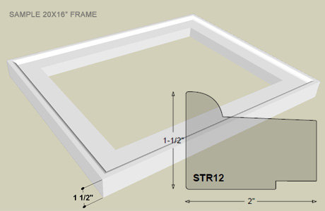 Canada Extra Large Custom artist Canvas Stretcher Frames w/Pre ...